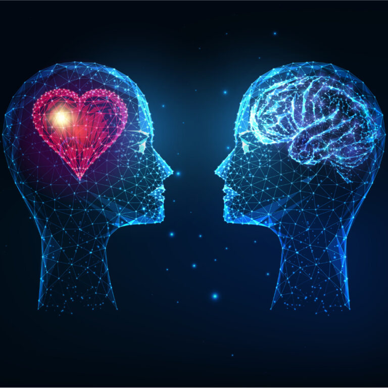 futuristic-emotional-and-intellectual-intelligence-concept-with-human ...